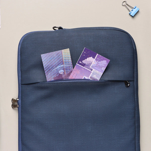 Shoulder Laptop Sleeve | Navy Blue – Dawenha